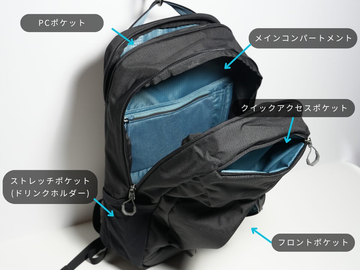 グレゴリー「レトナ25」をレビュー！軽さ・快適さ・収納力を兼ね備えた多機能リュック｜青山あおのブログ